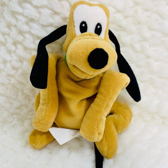 Disney | Toys | Vintage Disney Store Pluto Bean Bag Plush | Poshmark